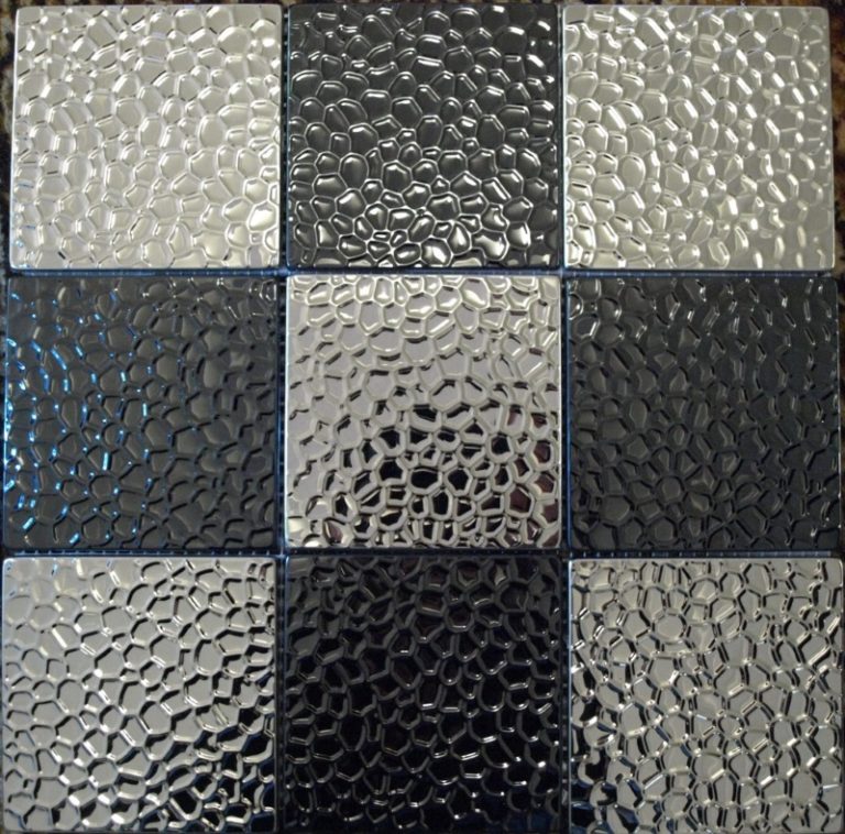 Metal tile | stainless steel mosaic tiles from Exo Tiles - Tiles & Pavers